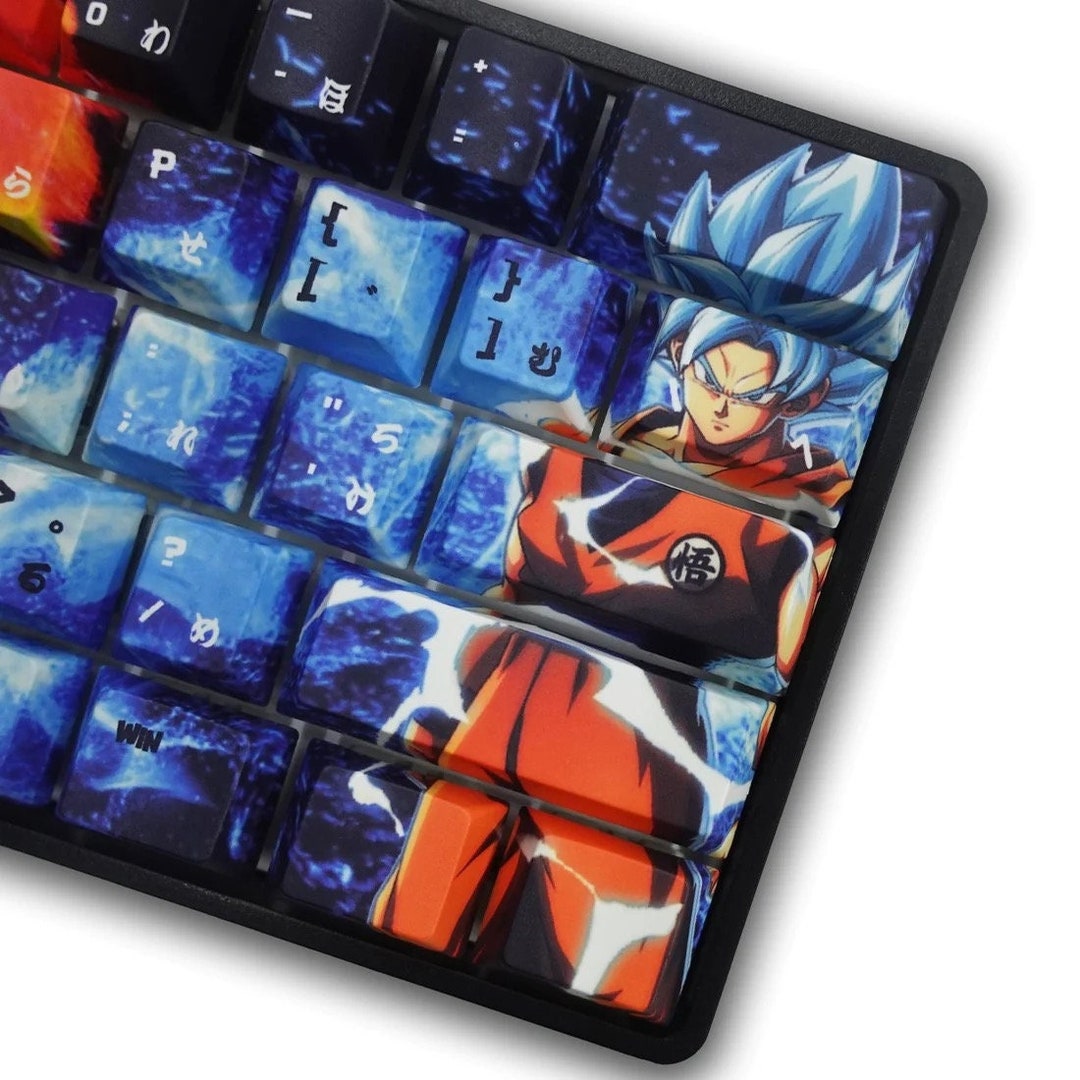 DBZ Keycaps Custom Keycap Set Anime Keycaps Kawaii Keycaps - Etsy UK