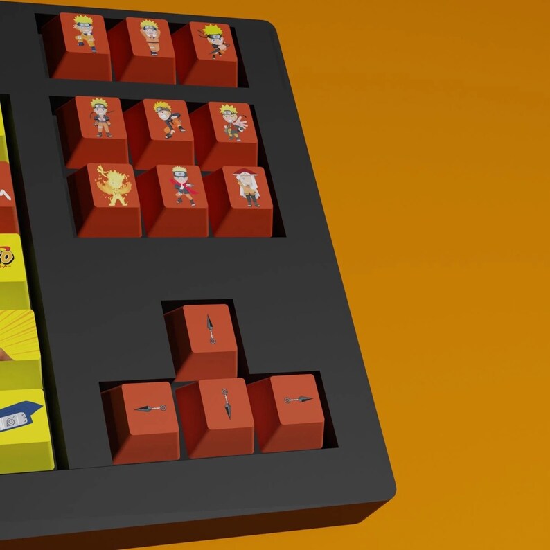 Naruto Keycaps Anime Keycaps Custom Keycaps Set Kawaii - Etsy Australia