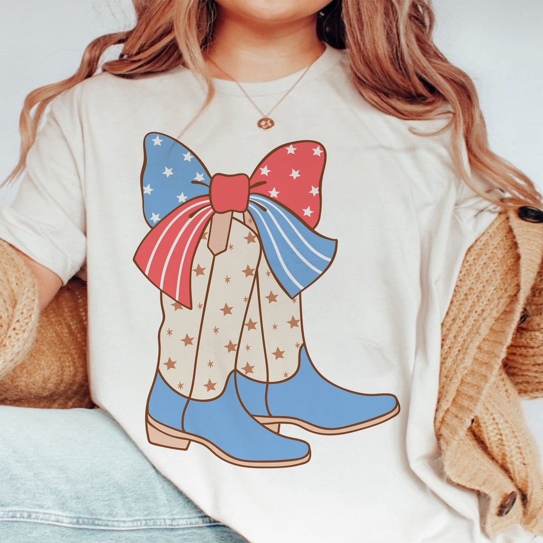 Coquette Cowgirl,coquette 4th of July Png,cowgirl Boots Png,america Png ...