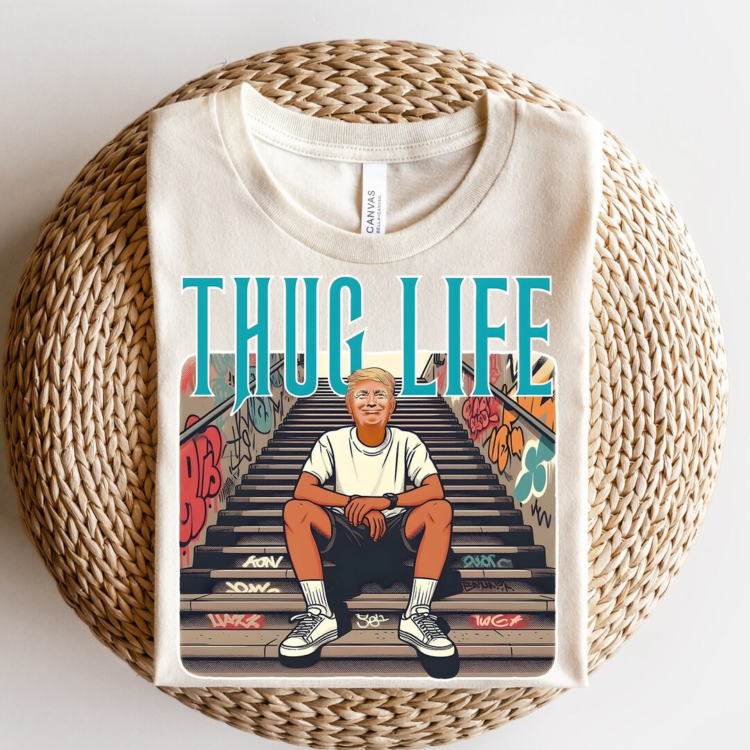 Viral Thug Life Präsident Design Preppy Edgy PNG Hochwertige ...