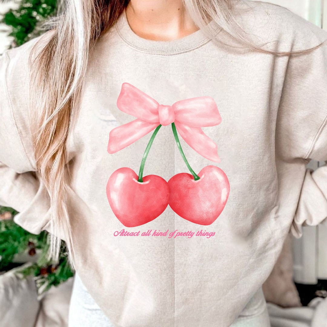 Trendy Cherry Png,soft Girl Era Png,pink Bow,aesthetic Png,ribbon ...