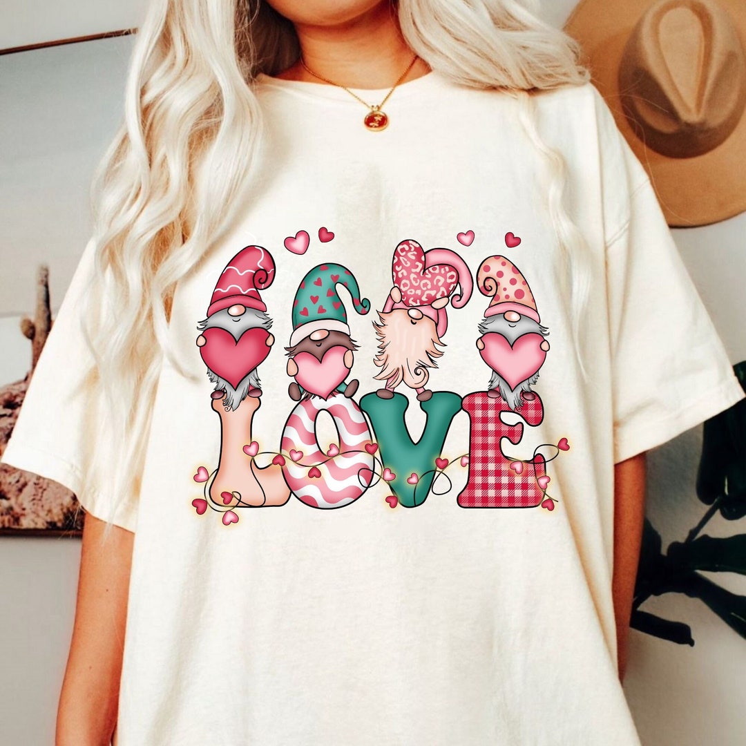 Valentine's Day Gnomies Png Sublimation Design Gnomes - Etsy