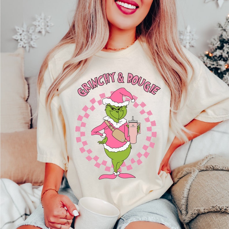 Bougie Grinch, Grinchy on the Inside but Bougie on the Outside, Basic Grinch Png, Bad and ...