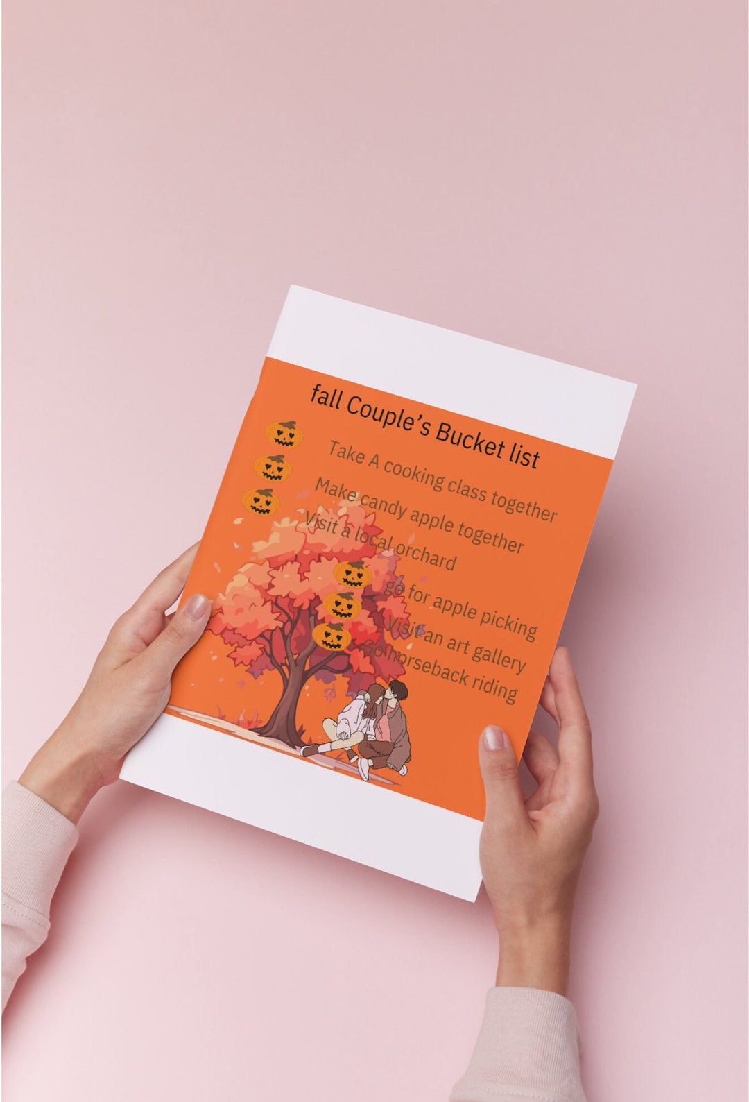 Digital Bucket Lsit for Fall Presented on Paper - Etsy