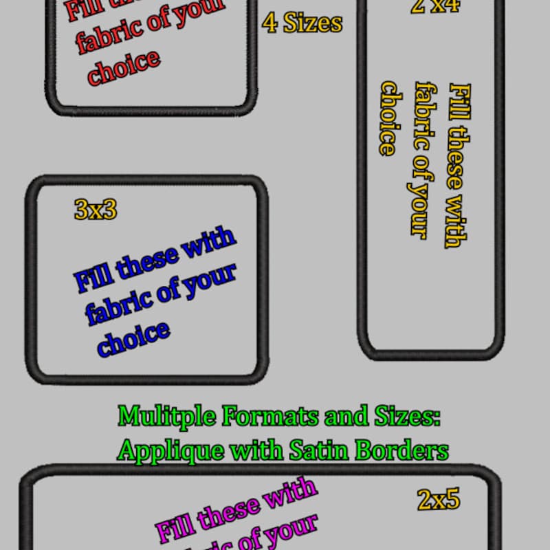 Pes File Border - Etsy