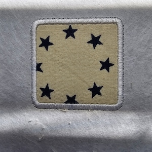 Applique Patch W Satin Border Embroidery File-formats DST, PES, XXX ...