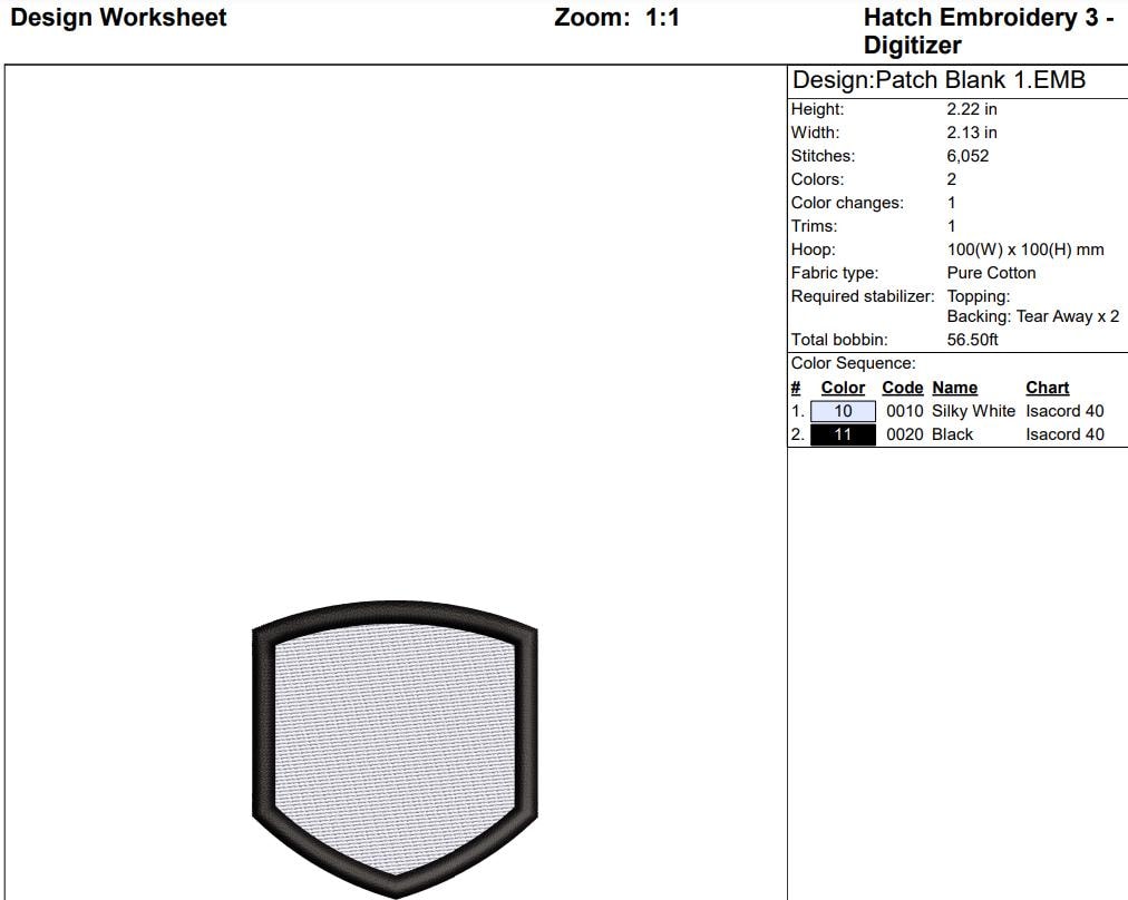 Blank Patch Shapes Embroidery File – 5 Satin Border Designs (digital ...