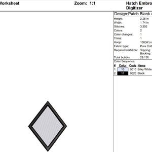 Blank Patch Shapes Embroidery File – 5 Satin Border Designs (digital ...