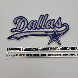 Dallas Spelled Out Along With a 5 Point Star - 4 Different Sizes ...