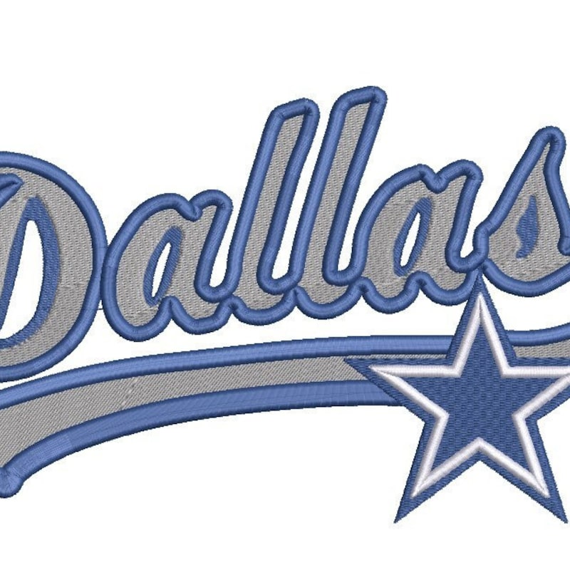 Dallas Cowboys Embroidery Design - Etsy