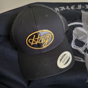 Merle Haggard the hag Trucker Hat With Leatherette Patch. Look Great ...