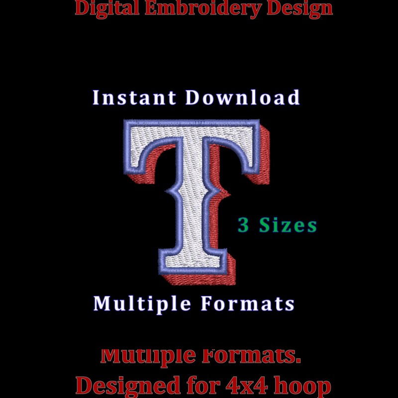 Texas Rangers Font - Etsy