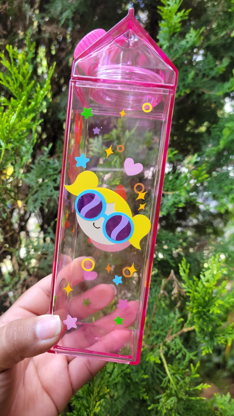 PPG Inspired Milk Carton, Nostalgia, Water Bottle, Gift, Teens, Adults ...