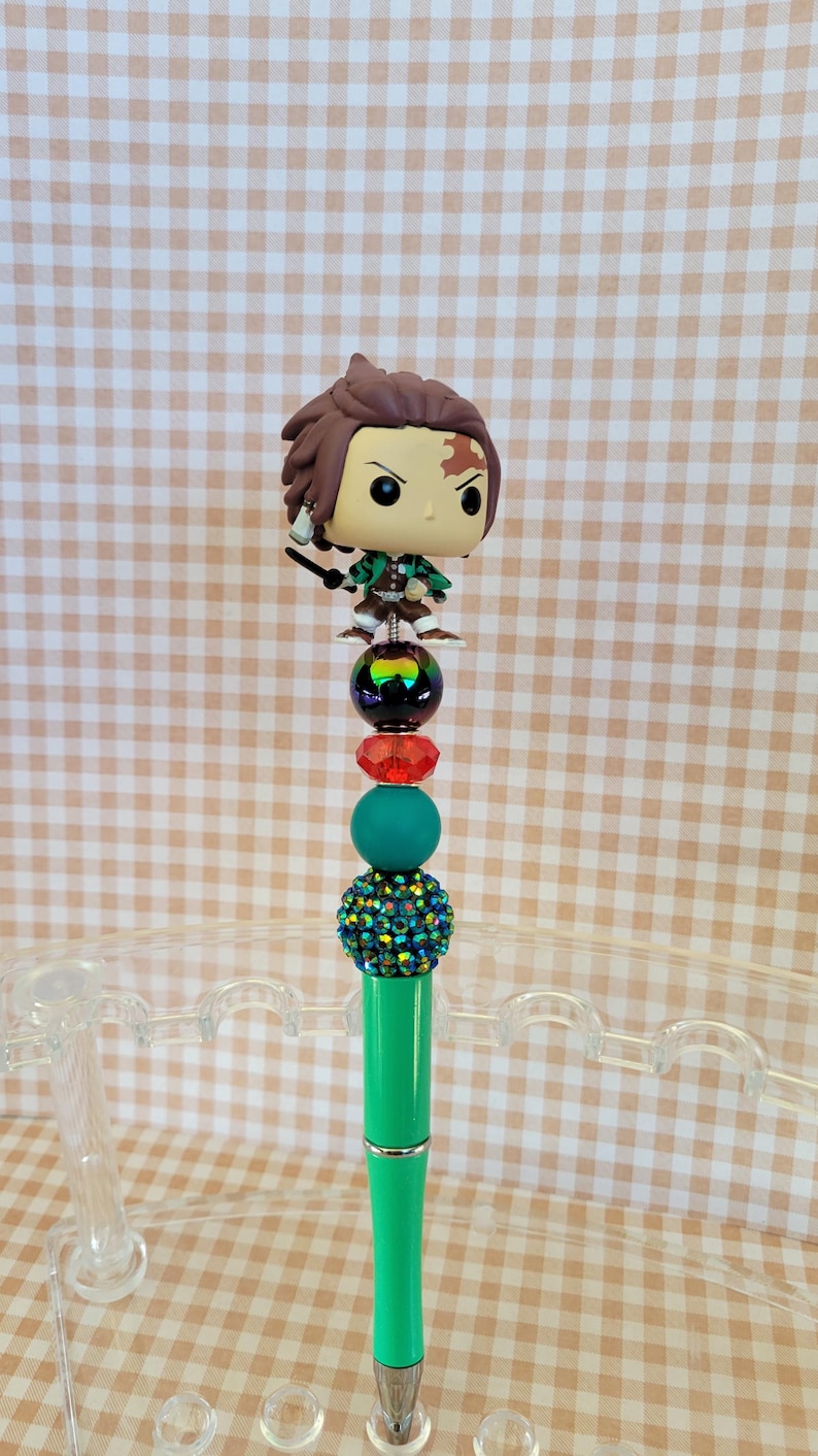 Character Custom Beaded Pens, Zenitsu,nezuko, Tanjiro, Inosuke, Tengen ...