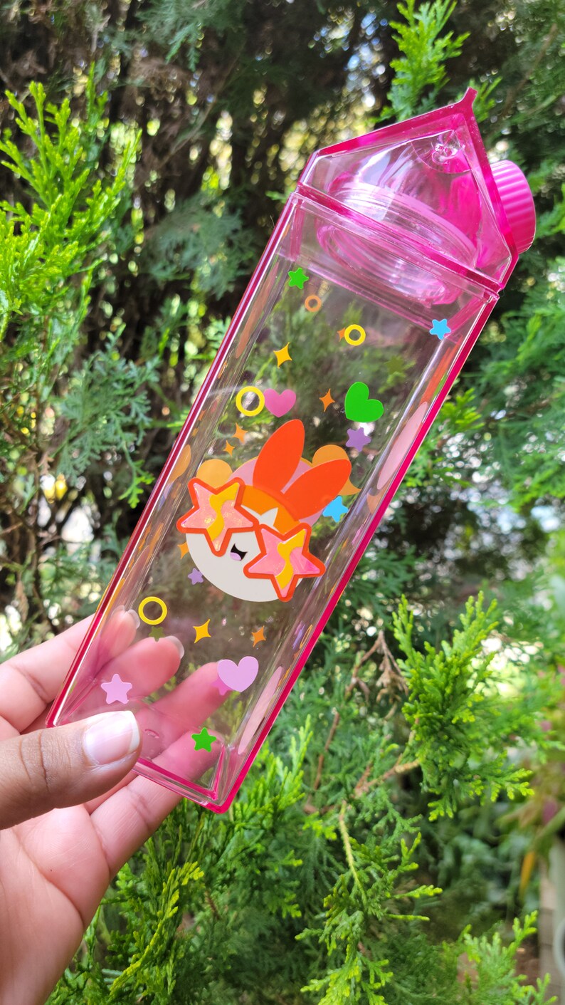 PPG Inspired Milk Carton, Nostalgia, Water Bottle, Gift, Teens, Adults ...