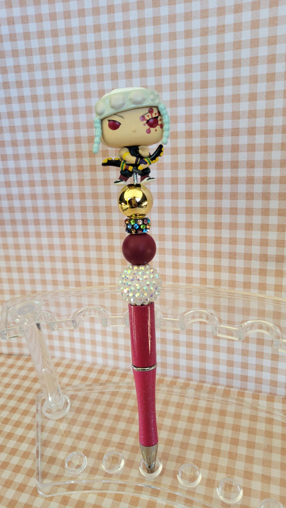 Character Custom Beaded Pens, Zenitsu,nezuko, Tanjiro, Inosuke, Tengen ...