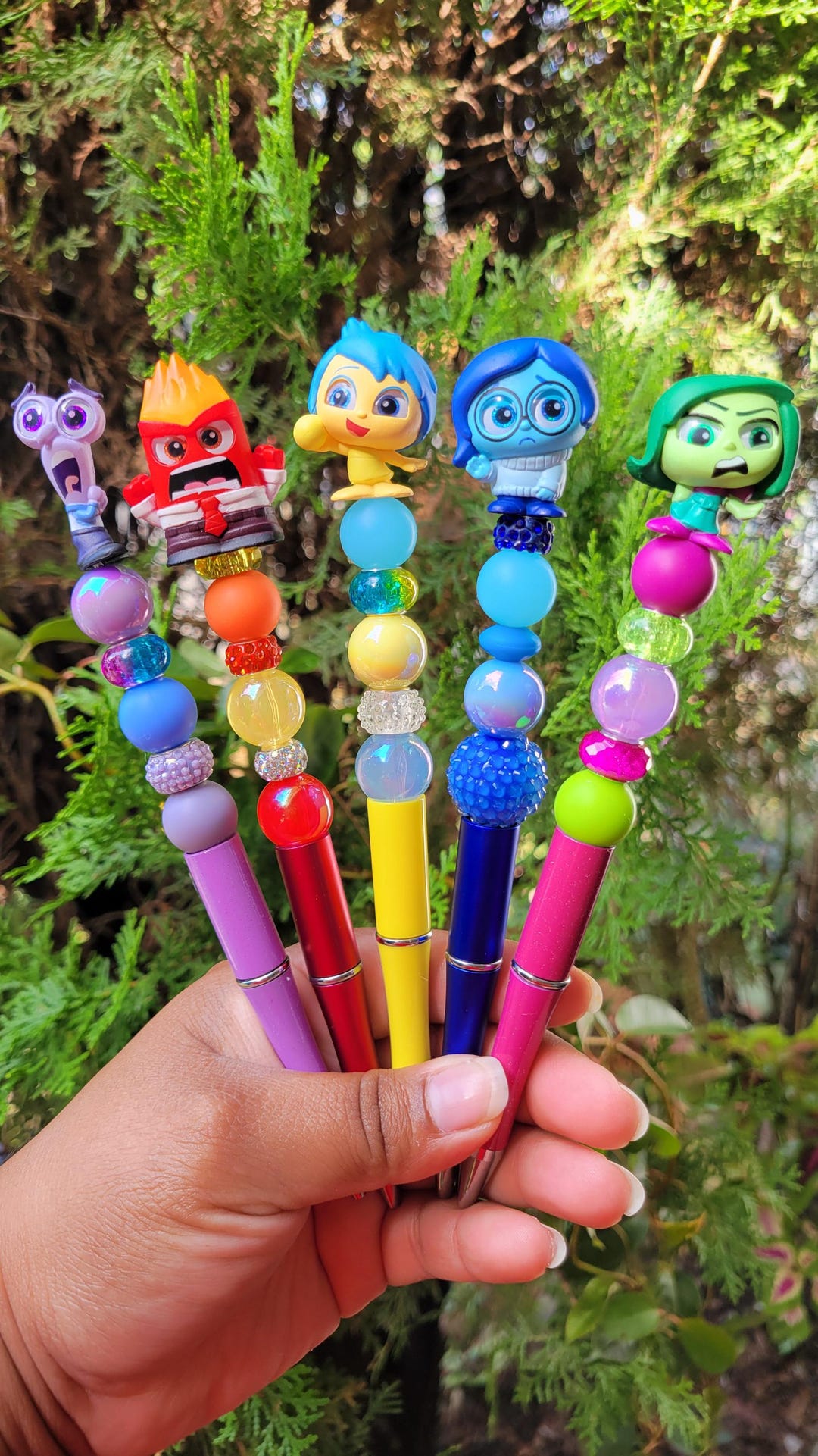 Character Doorable Inspired Beaded Pens, Inside Out Inspired Pens ...