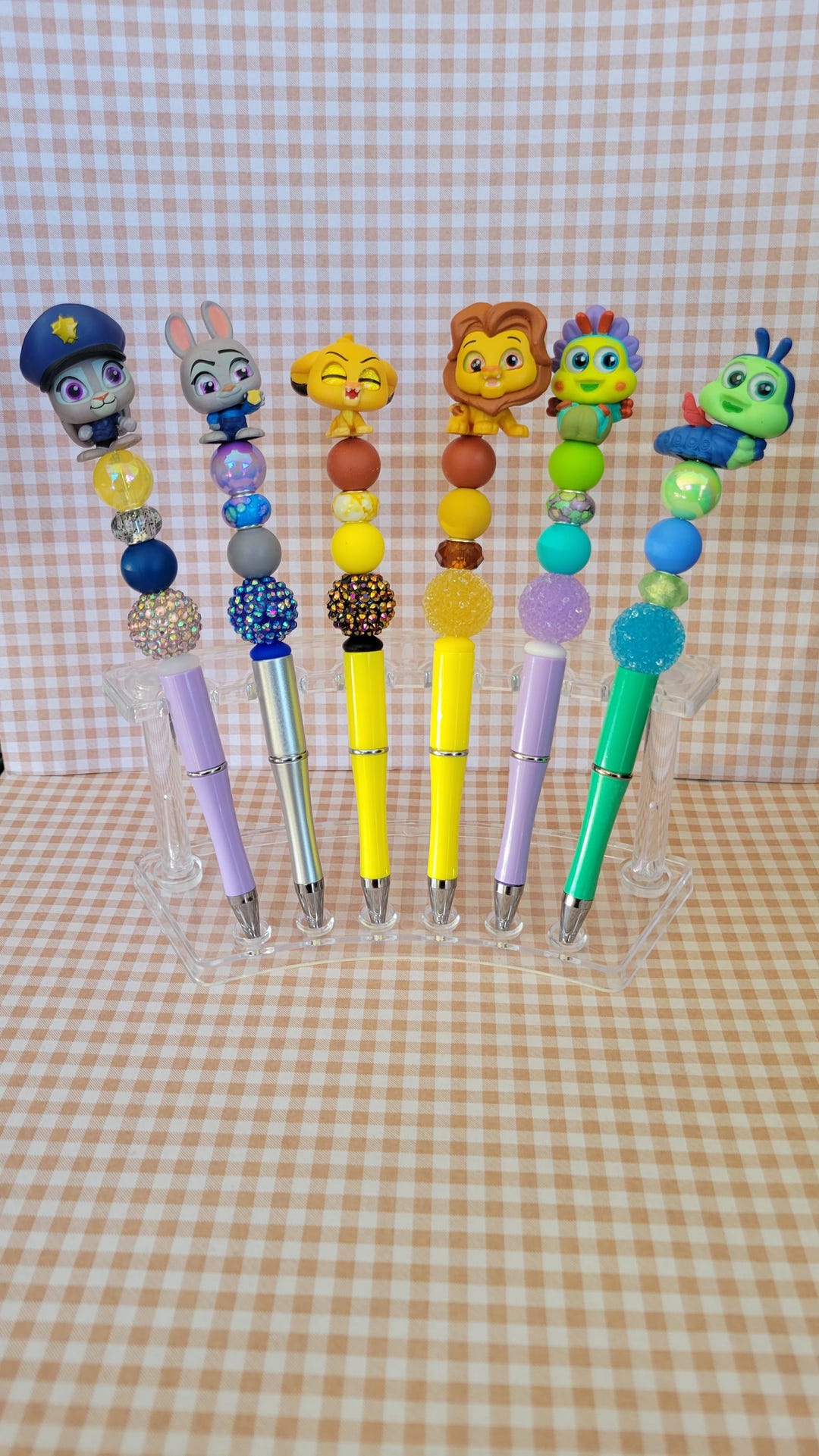 Adoorable Custom Beaded Pens Judy Hops, Simba, Heimlich,remember When ...
