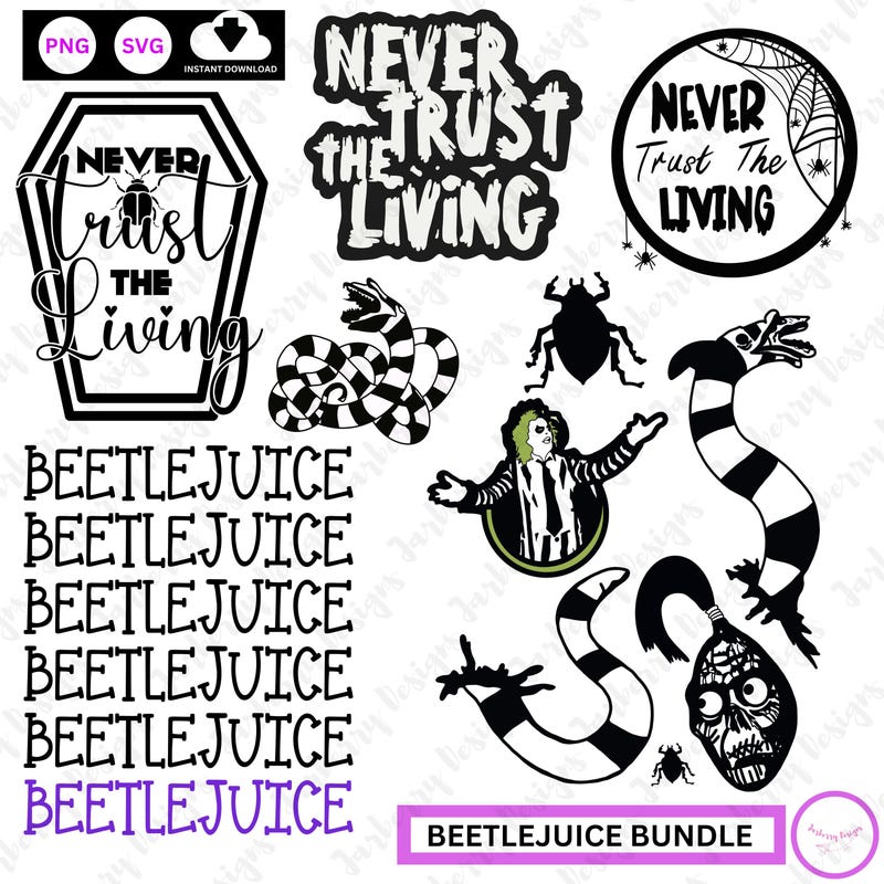 Beetlejuice Svg - Etsy
