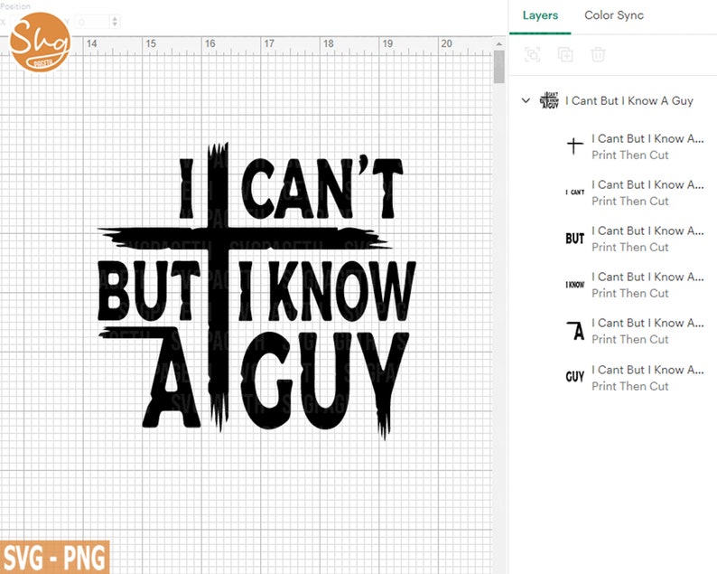 I Can't but I Know A Guy SVG, Jesus Cross Svg, Christian Faith Svg, Man ...