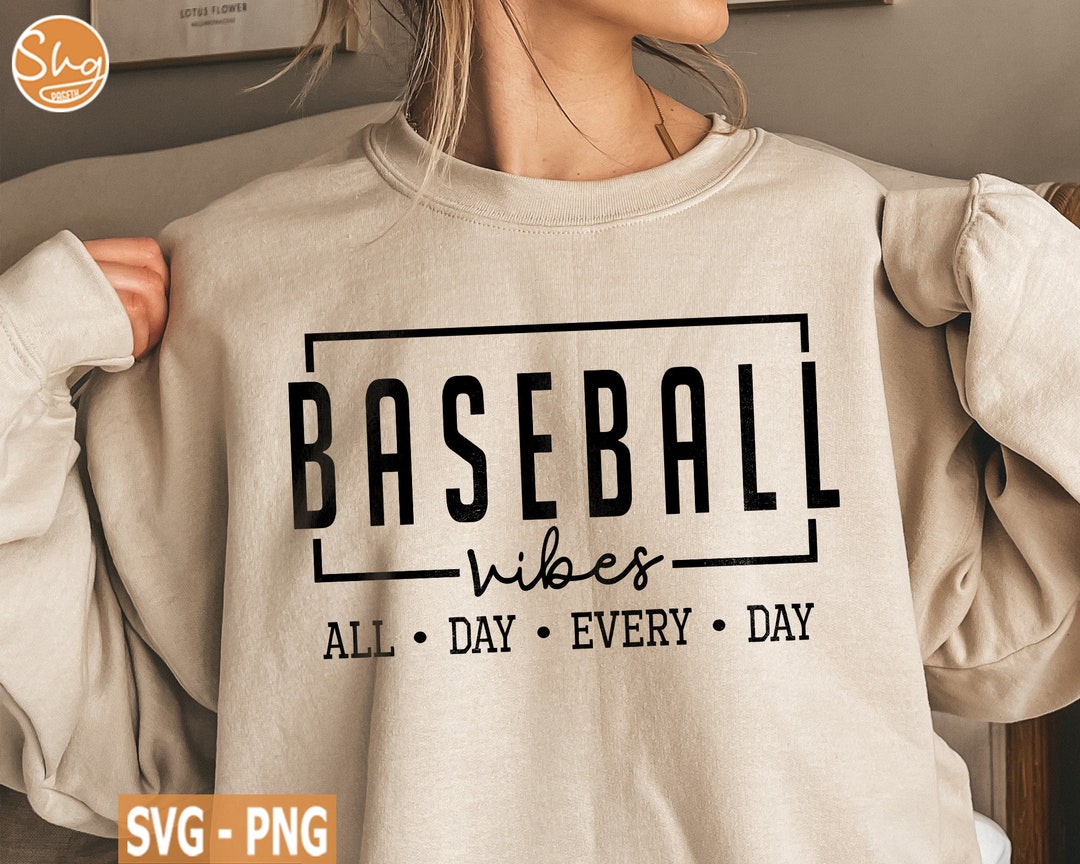 Baseball Vibes Svg, Baseball Svg, Game Day Svg, Baseball Mom Svg ...