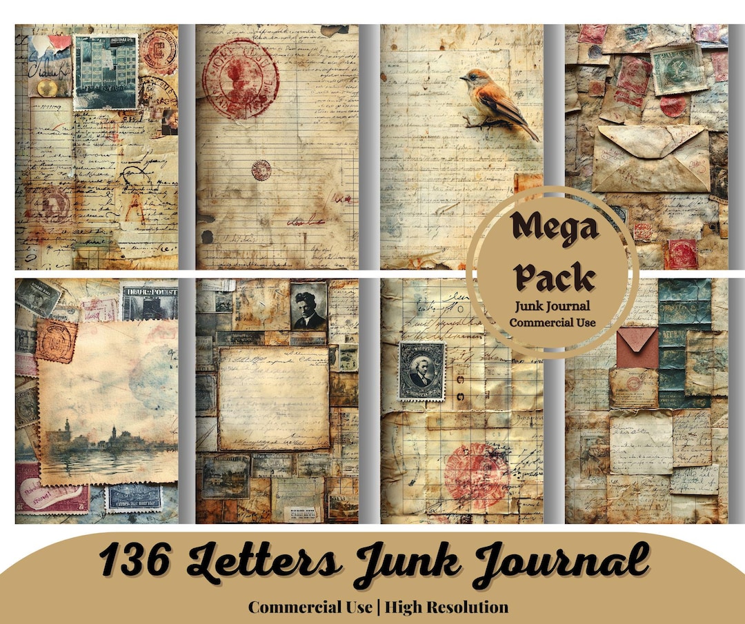 Mystery Letters Junk Journal, Murder Mystery Journal Printable ...