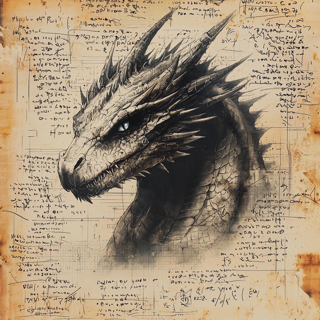 77 Dragons Junk Journal Kit Fantasy Dragon Scrapbook Printable ...