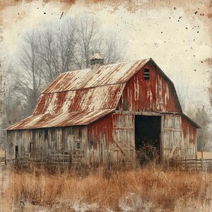 Farm Life Pages From Scrapbook and Junk Journal, Countryside, Cottage ...