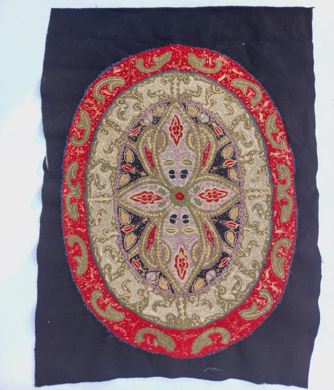 Applique Panel Resht Work Hand Made - Etsy