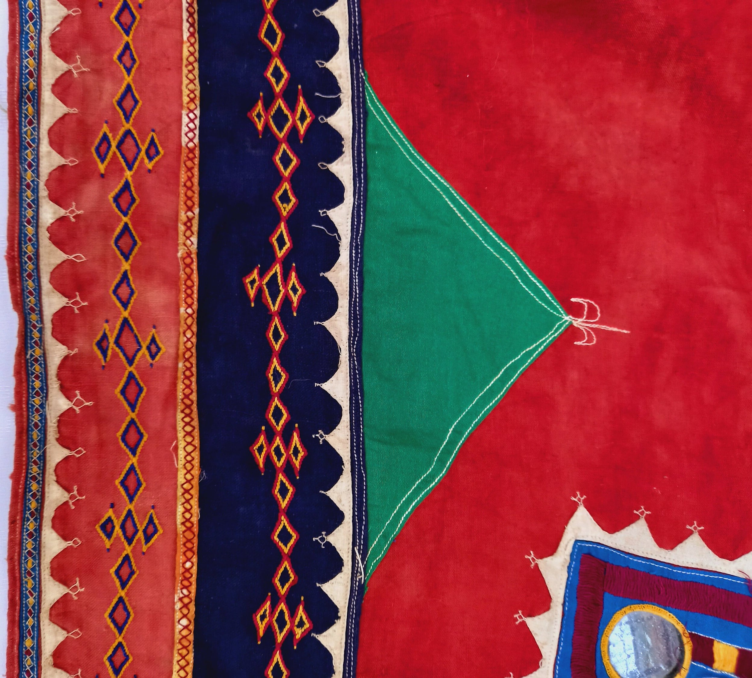 Banjara Lambani Woman's Head Shawl Hand Embroidery India - Etsy