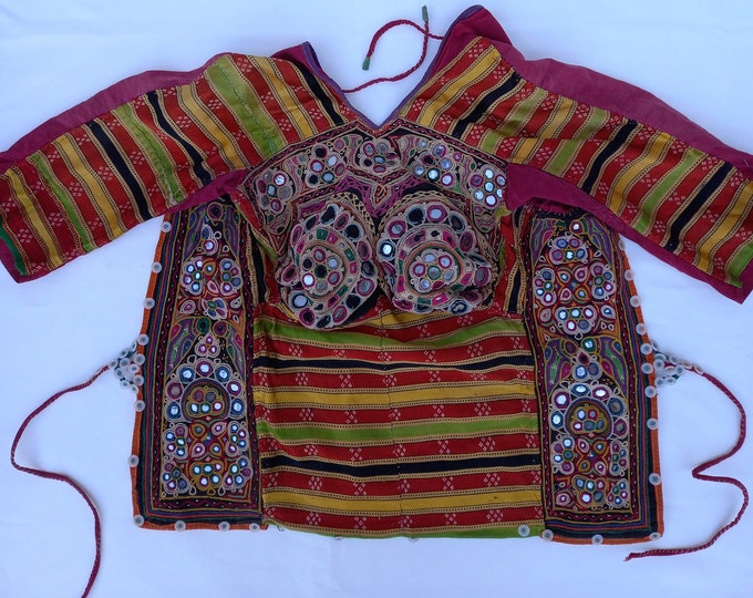 Woman's Blouse Choli India Gujerat Hand Embroidered - Etsy