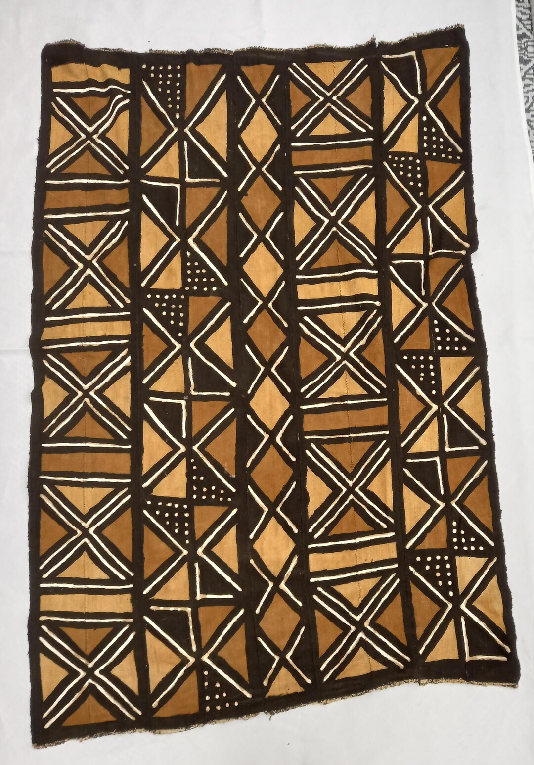 African Mud Print Cloth Handwoven Narrow Width Cloth - Etsy