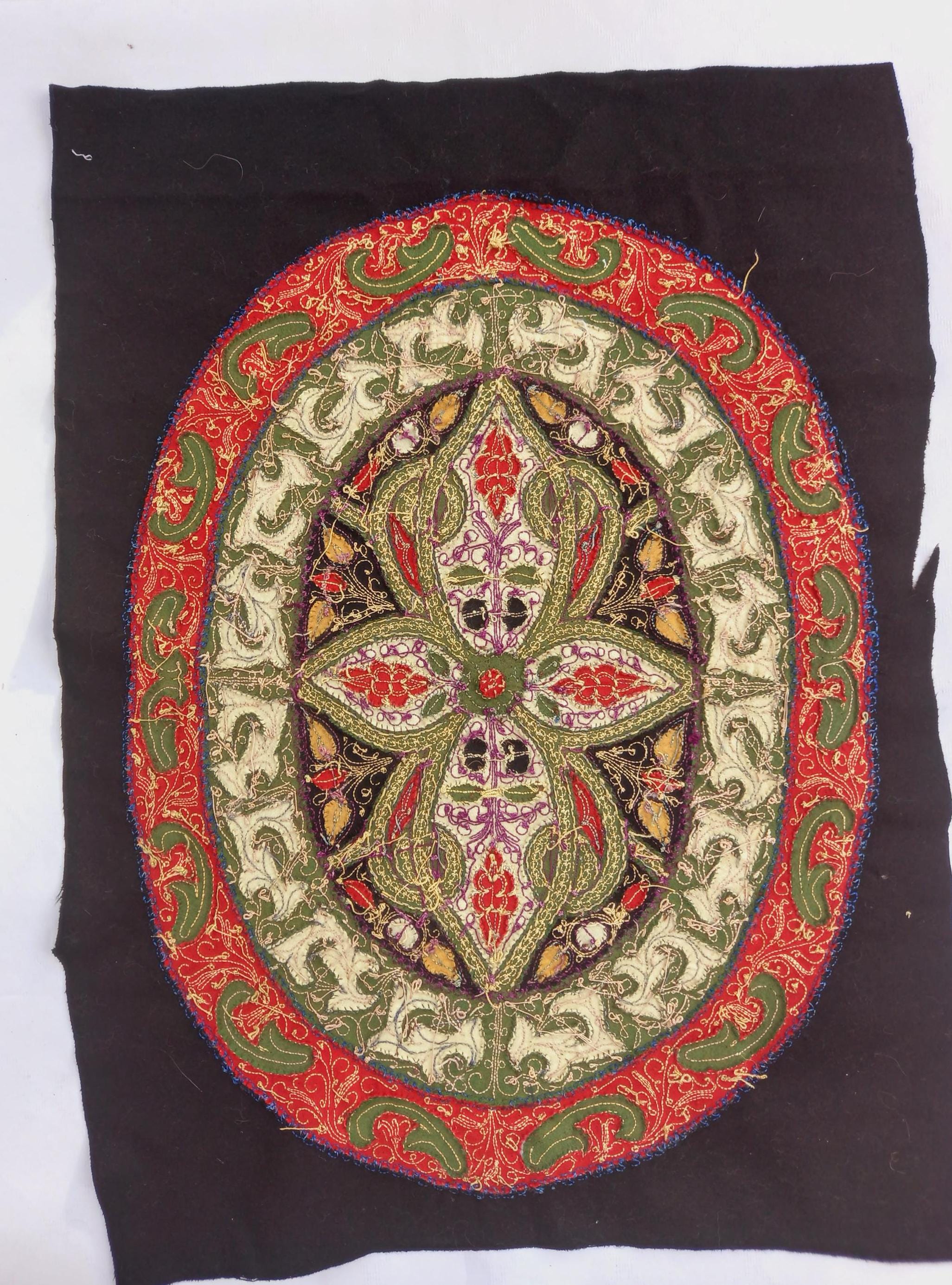Applique Panel Resht Work Hand Made - Etsy