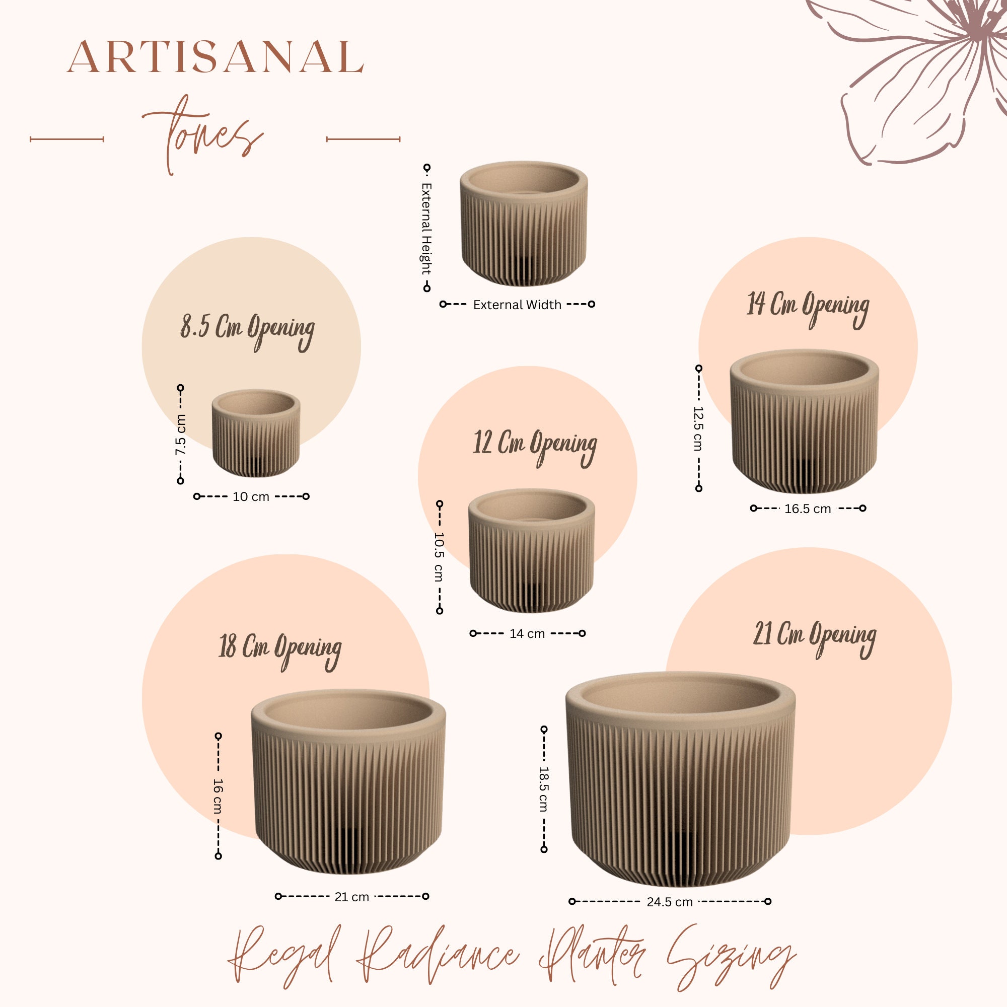 Regal Radiance / Indoor Wooden Planter Pot / A Perfect Gift for Plant ...