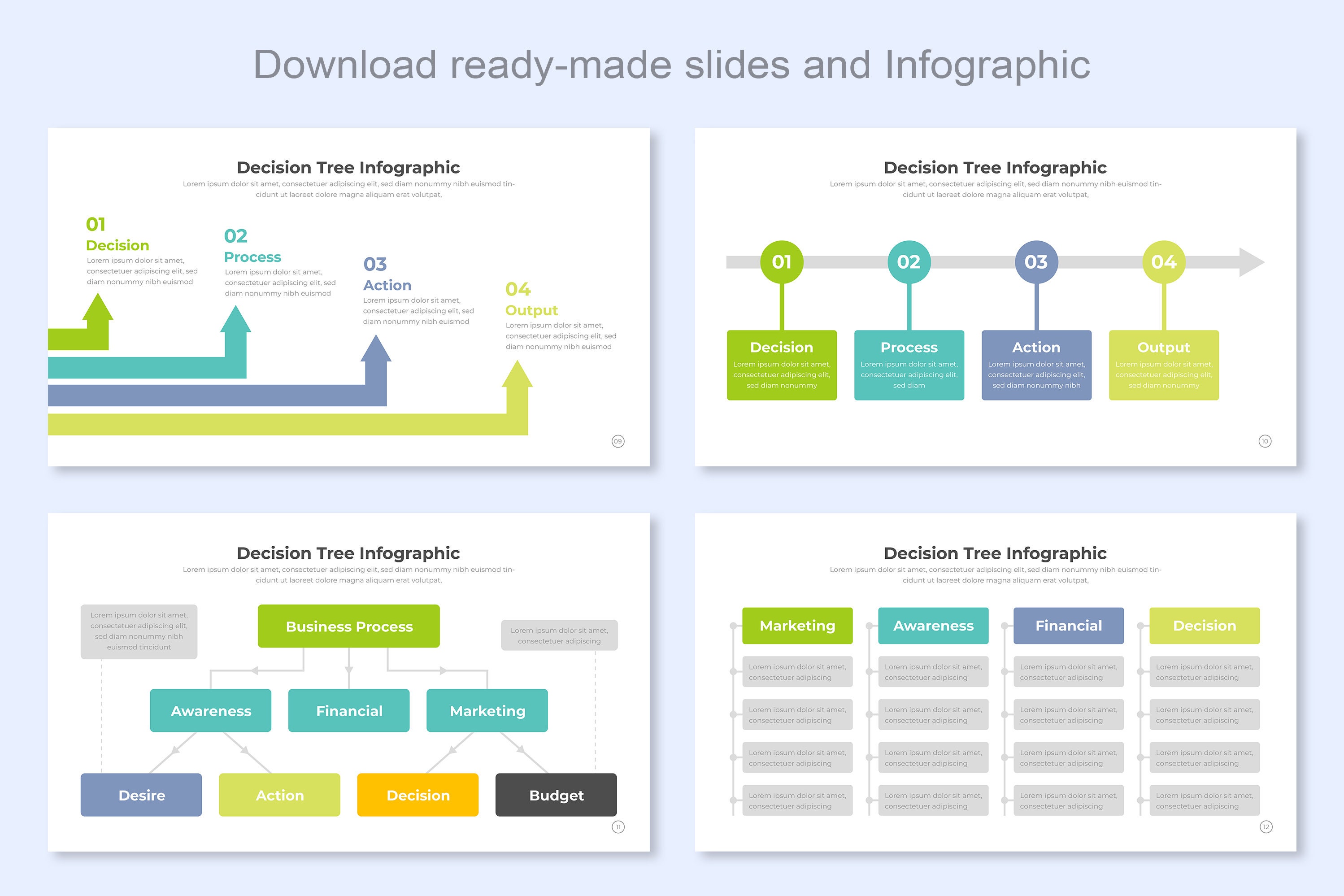 Decision Tree Infographic | Google Slide | Powerpoint | Illustrator ...