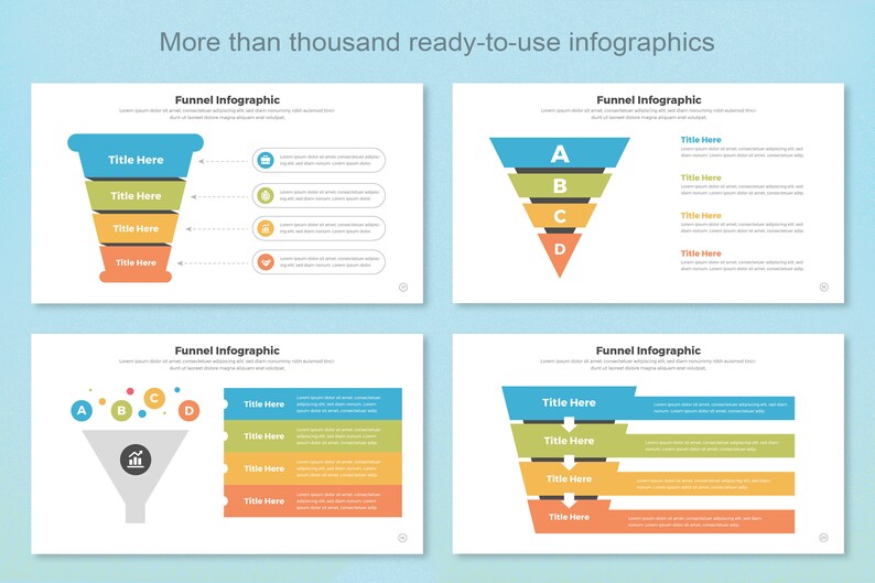 Funnel Infographic Templates | Diagrams for Powerpoint, Illustrator ...