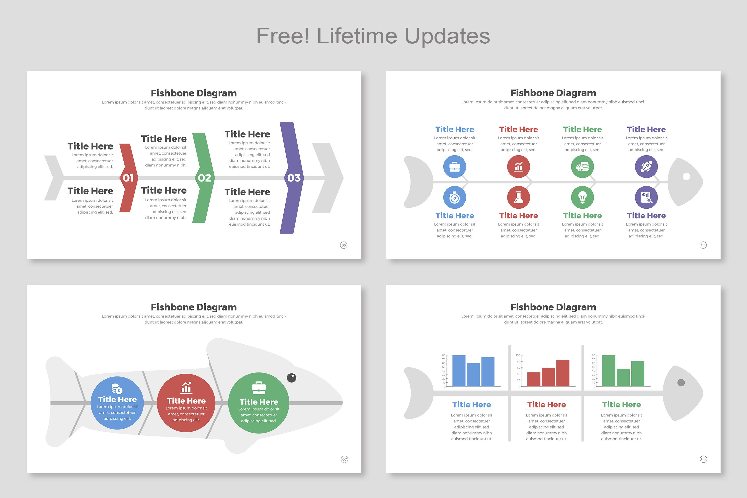 Fishbone Diagram Infographic Templates Google Slide - Etsy