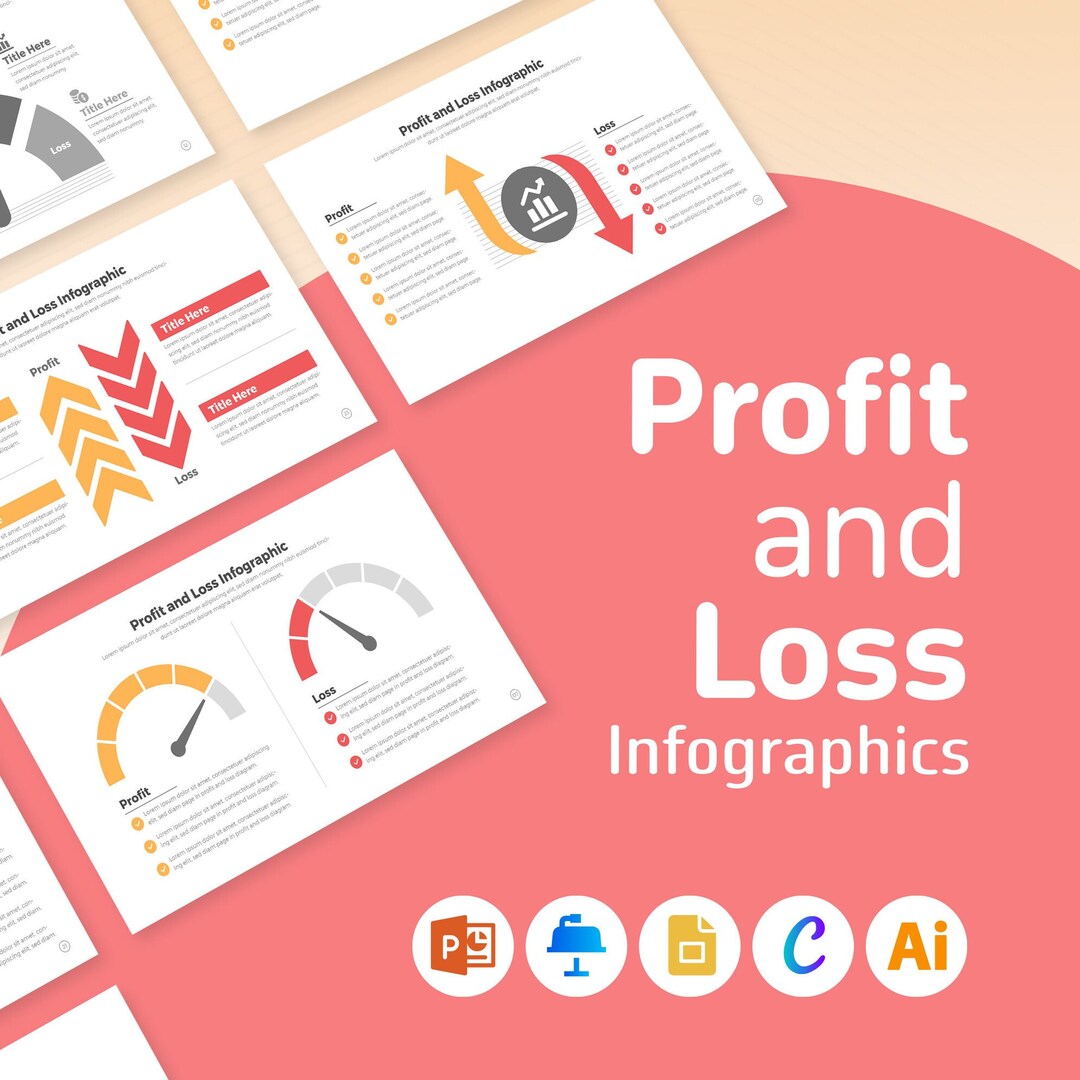 Profit and Loss Infographic Templates | Business Presentation Template ...