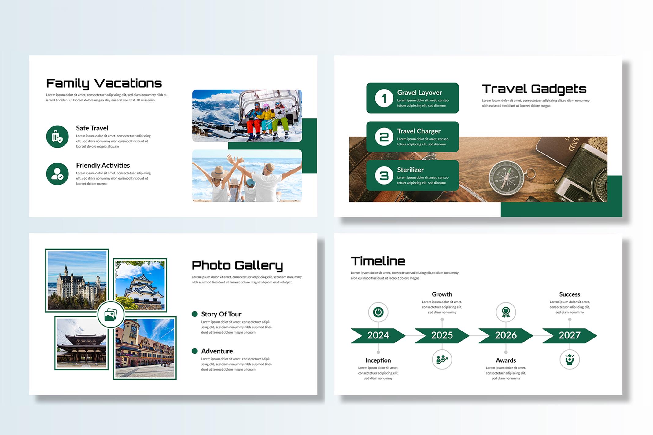Travel Agency Powerpoint Presentation Template - Etsy