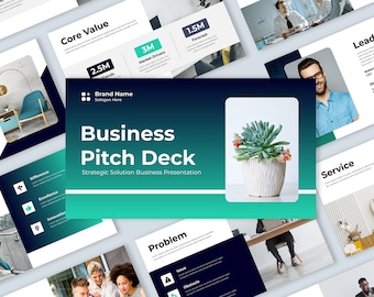 Simple Modern Professional Pitch Deck and Powerpoint Presentation ...