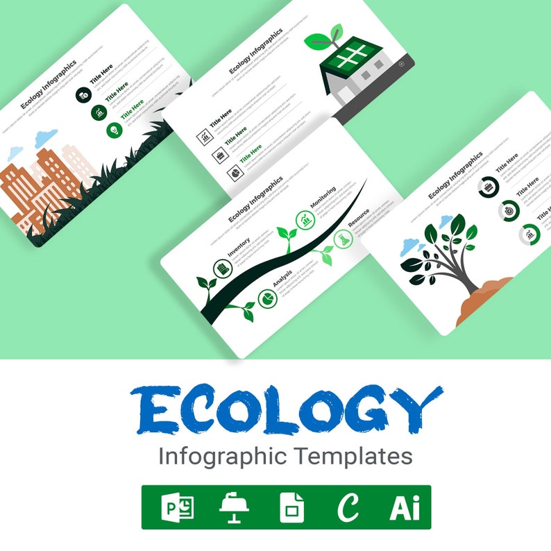 Ecology Infographic Templates - Etsy