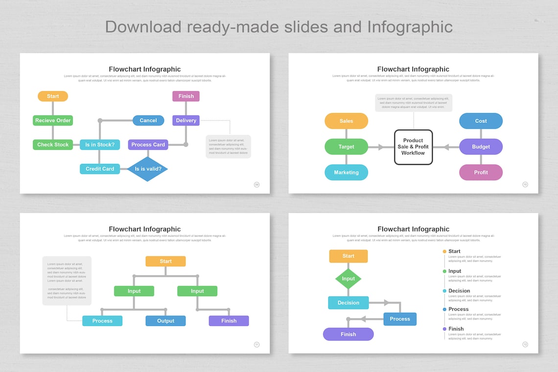 Flowchart Infographic Templates | Powerpoint Presentation Template ...