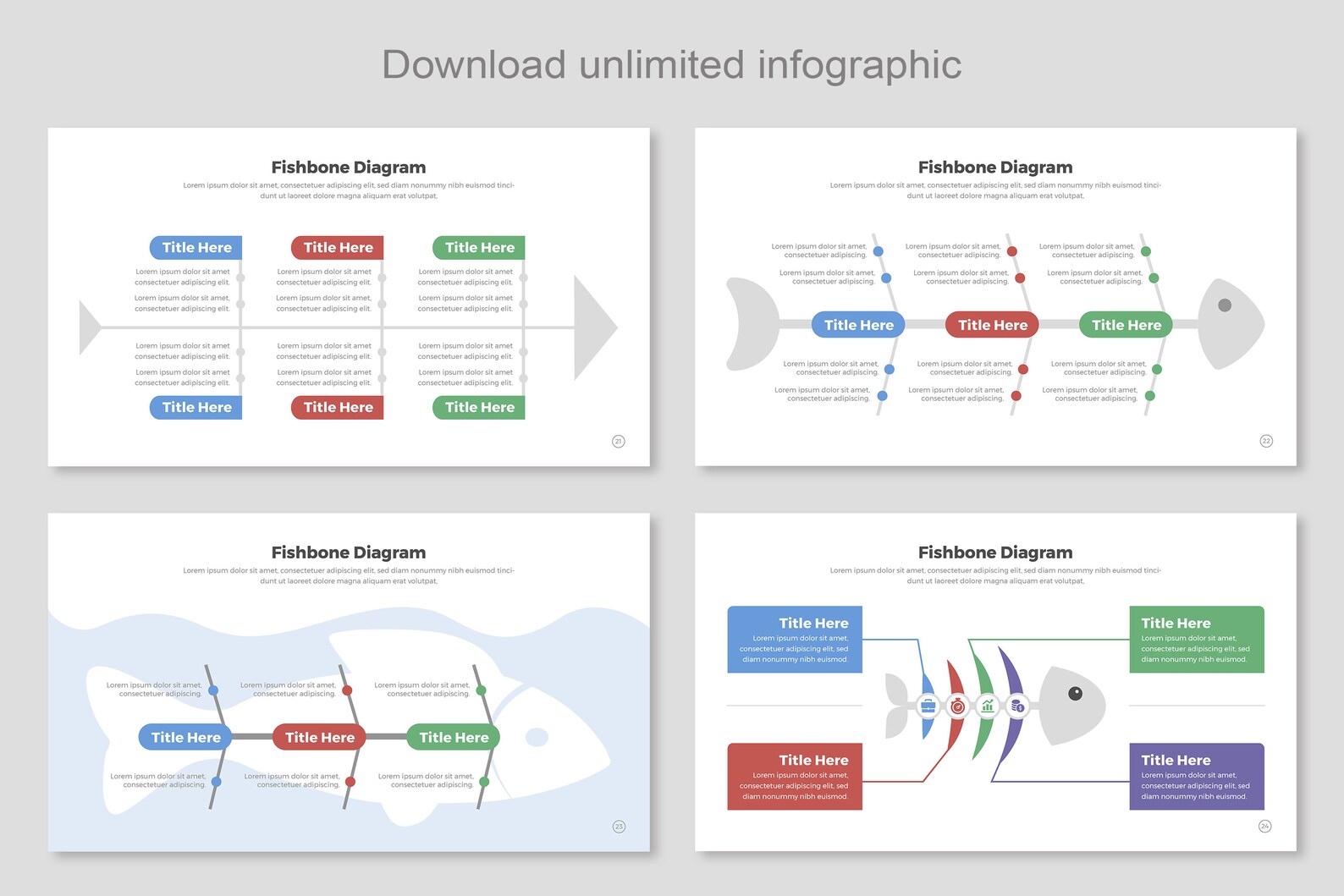 Fishbone Diagram Infographic Templates | Google Slide | Powerpoint ...