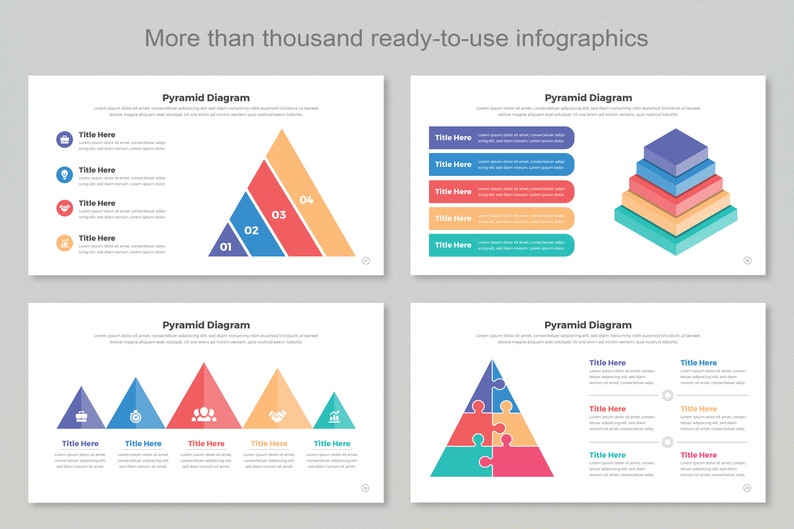 Pyramid Diagram Infographic Templates | Diagrams for Google Slide ...