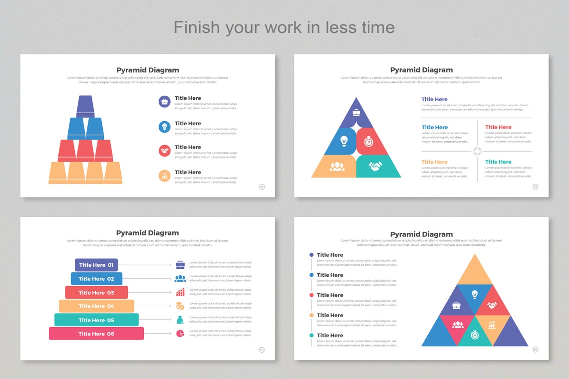 Pyramid Diagram Infographic Templates | Diagrams for Google Slide ...