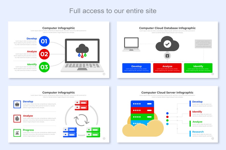 Computer Infographic Presentation | Google Slide | Powerpoint ...