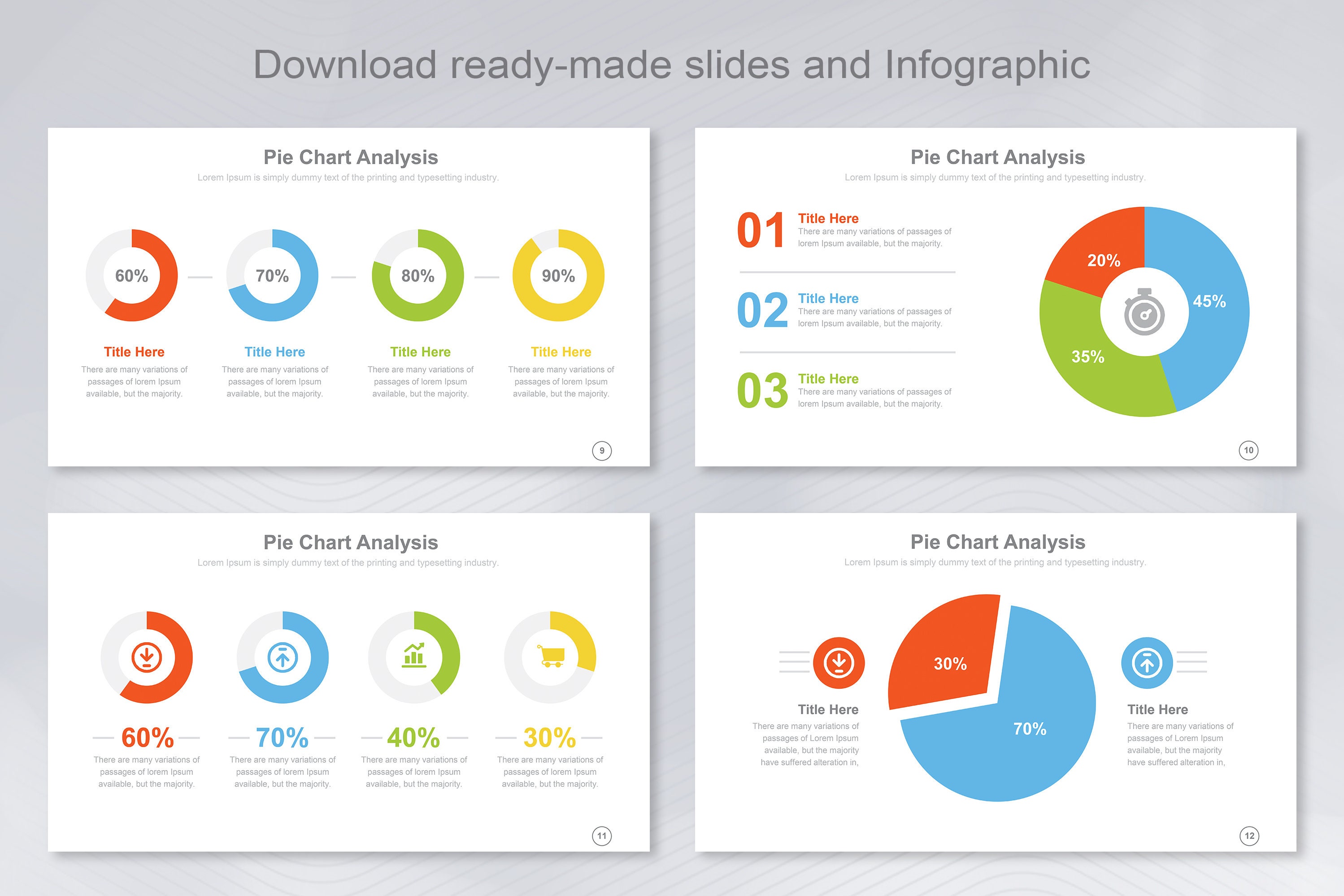Pie Chart Infographic Templates | Powerpoint Presentation Template ...