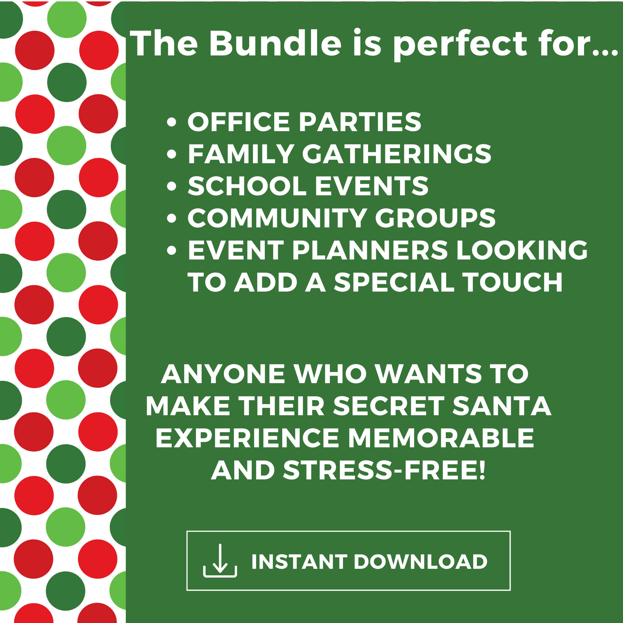 Printable Secret Santa Questionnaire Bundle, Black Santa Claus Theme ...