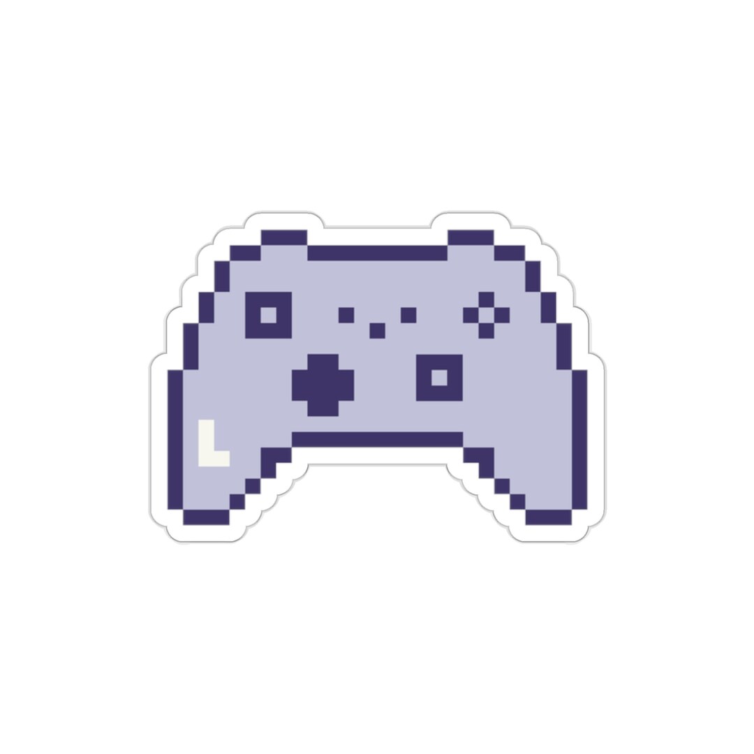 8 Bit Pixel Game Controller Joystick Die-cut Stickers Geek - Etsy