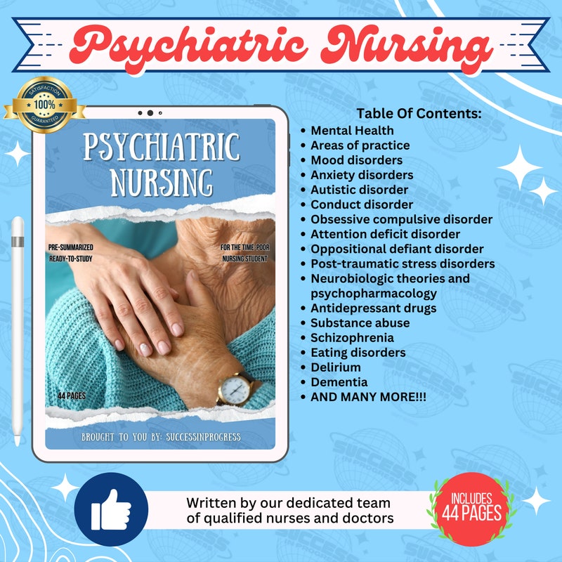 Nursing Study Guides - Etsy